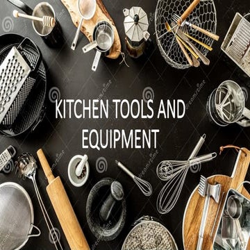 powerpoint in kitchen tools in equipment | PPTX