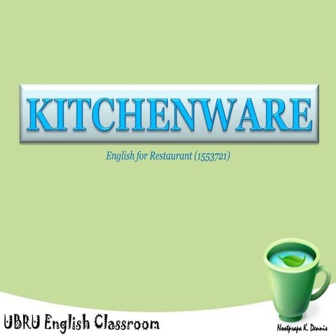 Kitchenware | PPT