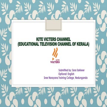 Kite Victers -Versatile ICT Enabled Resource for Students | PPTX