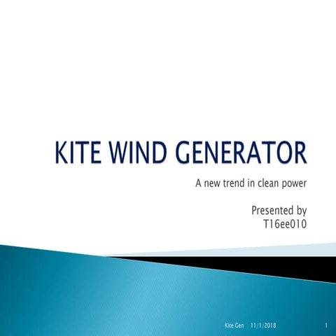Kite wind generator 2 | PPTX