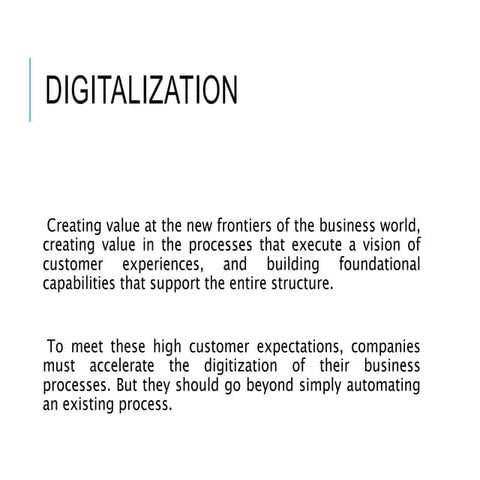 Digitalization | PPTX