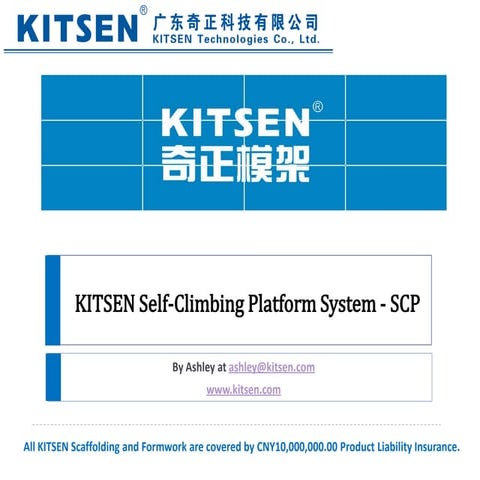 Kitsen Self Climbing Scaffold System from Ashley | PDF