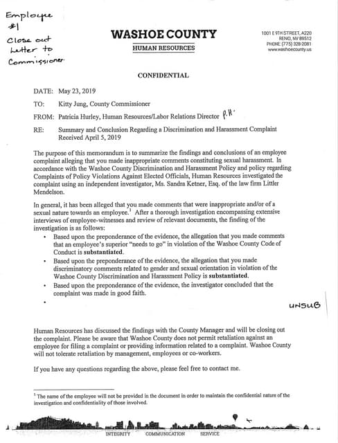Kitty Jung Washoe County Investigation Reports Pdf