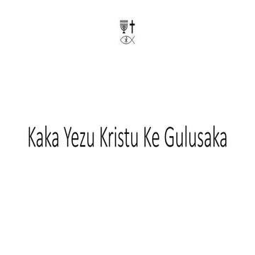 Kituba Soul Winning Gospel Presentation - Only JESUS CHRIST Saves.pptx