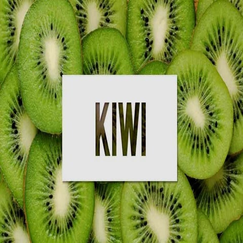 KIWI- A SMALL BAG OF NUTRIENTS | PPTX