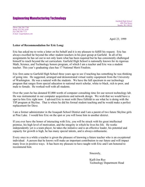 NorthReading_Recommendation | PDF