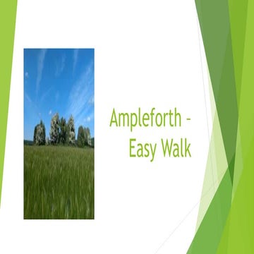 Ampleforth – easy walk | PPTX | Climbing | Extreme Sports