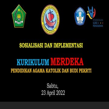 KKG-Pendidikan Agama Katoilik dan Budi Pekerti | PPT