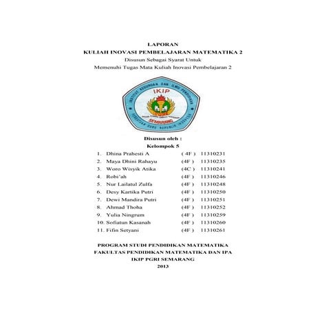 KKL BALI Tahun 2013 | PDF