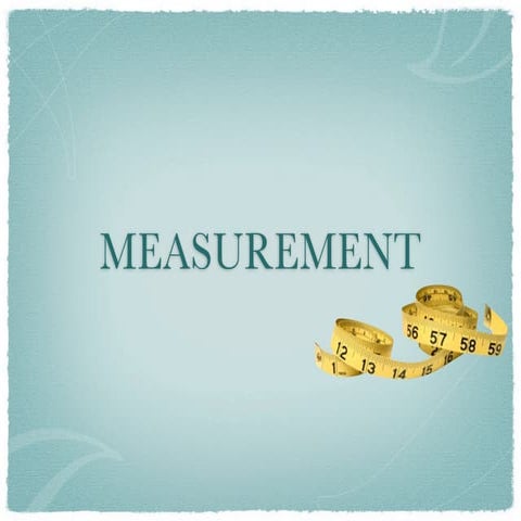 Measurement | PPT