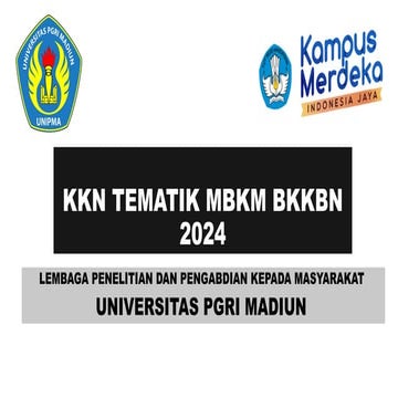 KKN 24 BKKBN.pptx bagi mahasiswa mbkm tahun 2024 | PPT