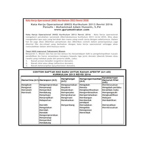 Kko k13 revisi | DOCX
