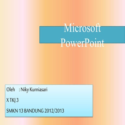 Tutorial Powerpoint | PPT