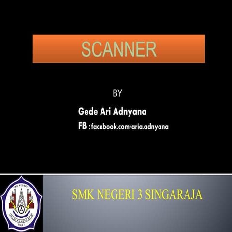 Scanner flatbed | PPTX