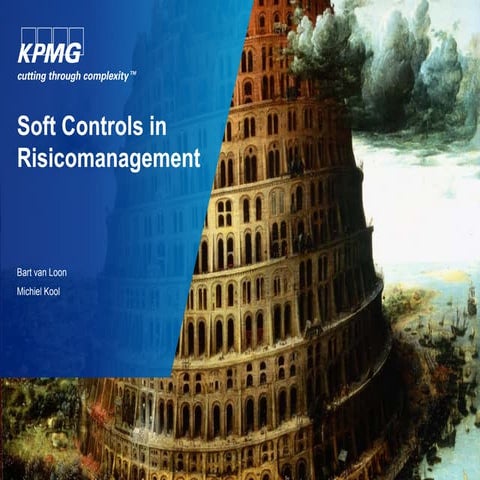 Soft controls in Risicomanagement | PDF