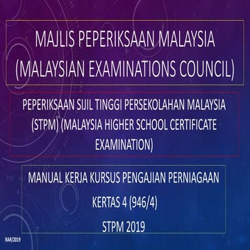 Kk pp stpm 2019 taklimat guru rar | PPTX