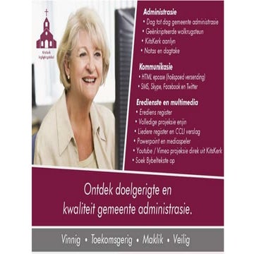 Oorsig oor KitsKerk Inligtingstelsel | PPTX