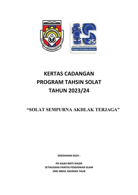 Kertas Kerja CSR | PDF
