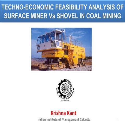 Surface mining | PPTX