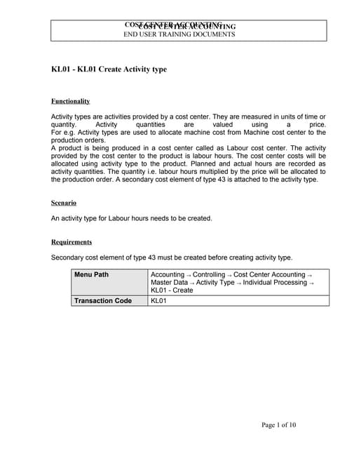 Kp06 Primary Cost Planning | DOC