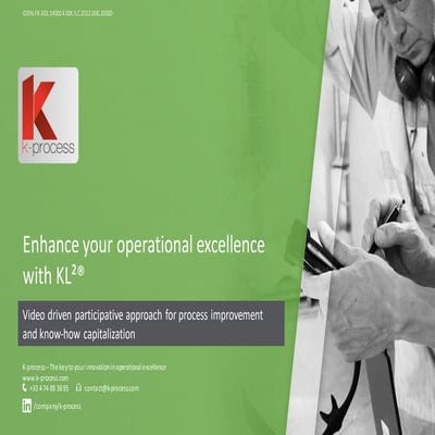 Video driven participative approach for process improvement and know-how capitalization | PPT