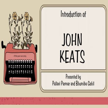 John Keats and his works.pptx