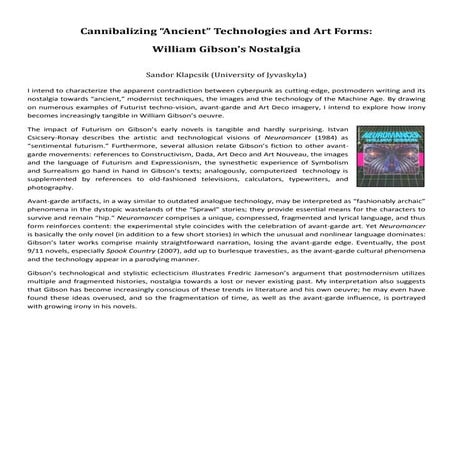 Klapcsik Cannibalizing | PDF