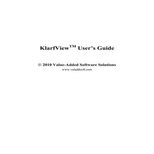 Klarf View Users Guide | PDF