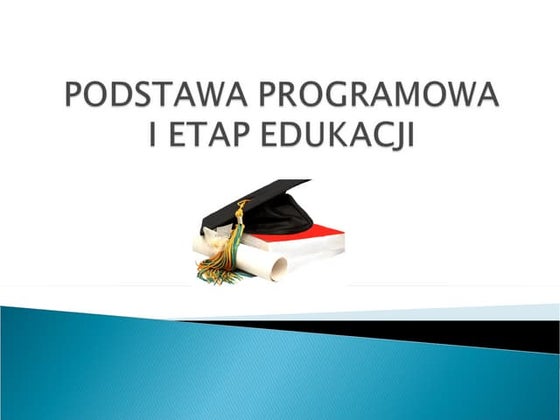 Podstawa programowa wychowania przedszkolnego | PPT