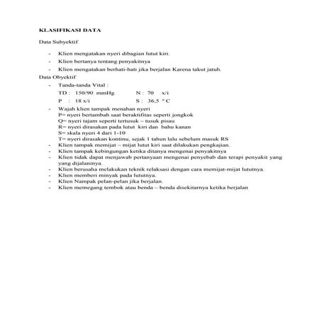 Klasifikasi data | DOCX