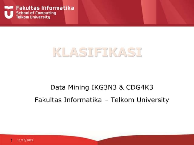 Klasifikasi Data Mining.pptx Klasifikasi Data Mining.pptx