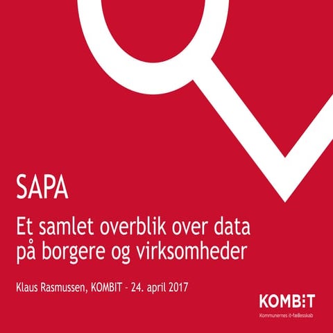 Klaus Rasmussen: SAPA | PPT