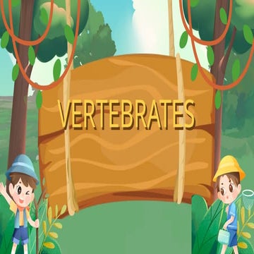 Introduction to Vertebrates and Their Types | PPTX