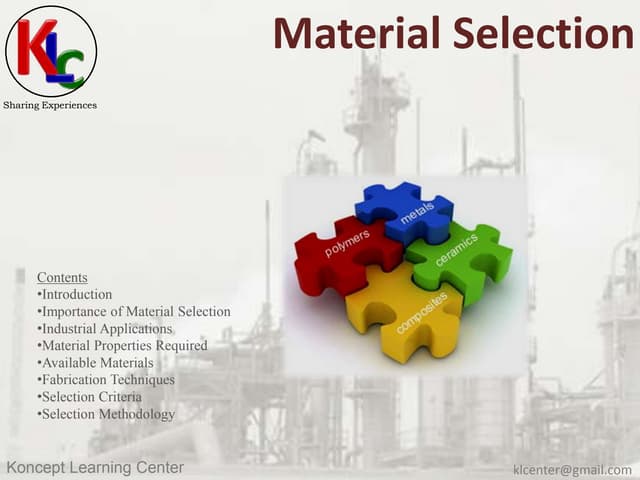 Material Selection | PPTX