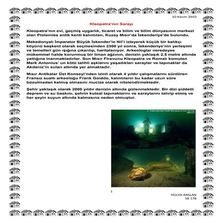 Kleopatra'nin sarayi | DOCX