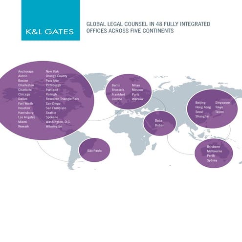 K&l gates world office map | PDF