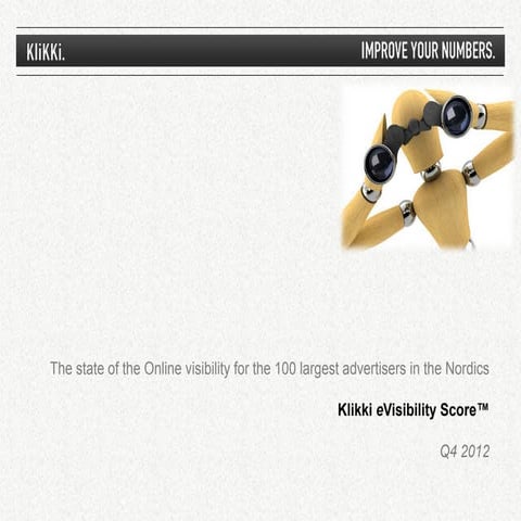 Klikki eVisibility Score 2012 | PDF