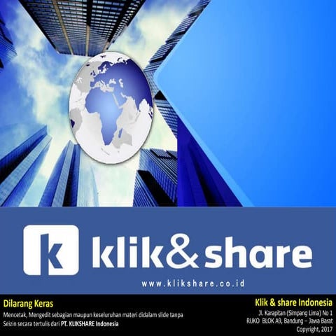 Materi Presentasi KLIK&SHARE | PPTX