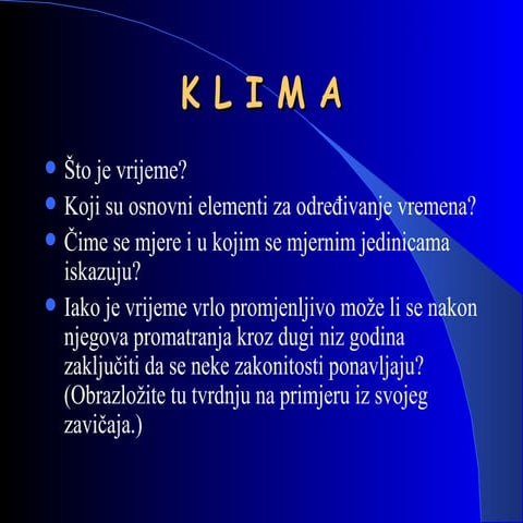 Klima | PPT