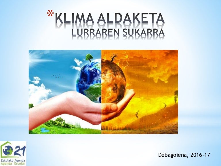 Klima aldaketa laburra