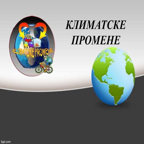 Klimatske promene | PPT