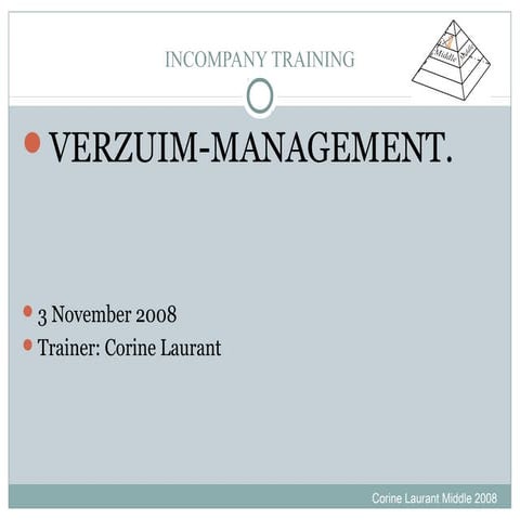 Training Verzuim Management | PPT