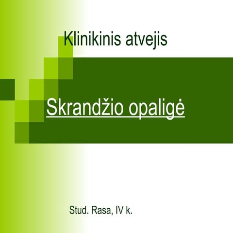 Gastroenterologijos klinikinis atvejis | PPT