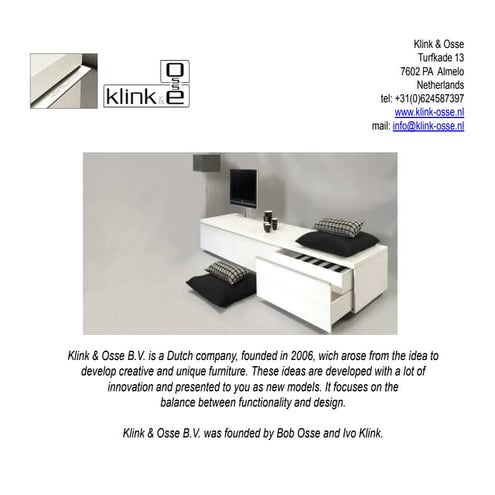 Klink and Osse Company Presentation | PPT