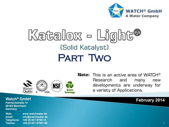 Advanced Filtration with Katalox Light | PDF | Chemistry | Science