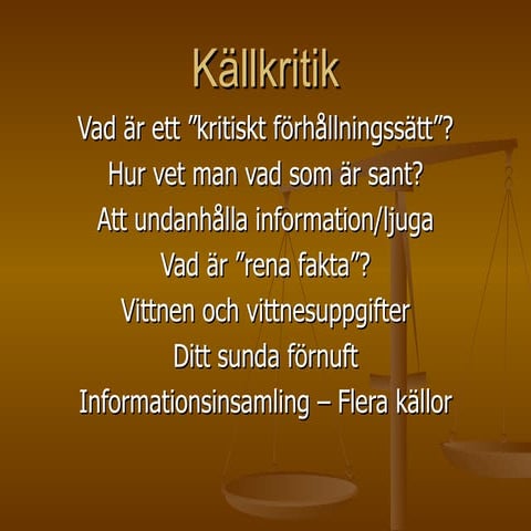 Källkritik | PPT