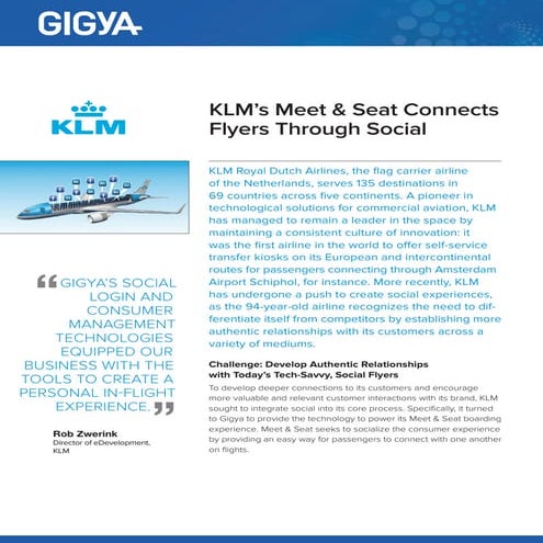 Case Study: KLM | PDF