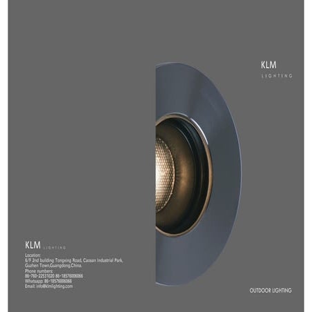 Klm outdoor light 2019.6 | PDF