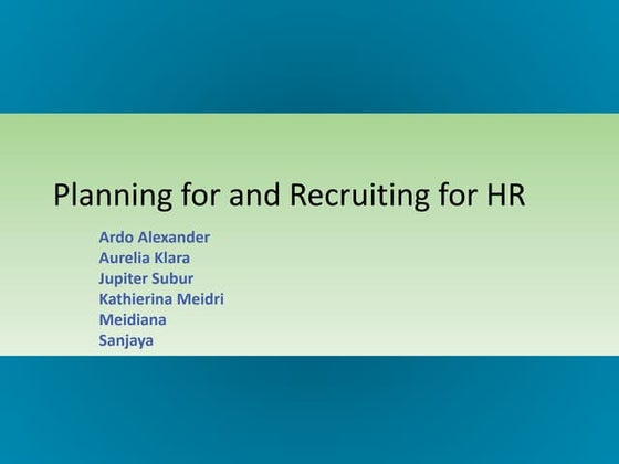 Recruitment & Selection process in Tesco | PPT