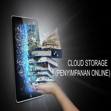Cloud Storages / Penyimpanan secara online | PPTX
